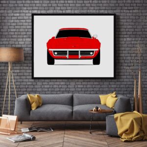 Chevy Corvette C3 L88 (1968-1969) 3rd Generation Inspired Poster Print Wall Art Decor Handmade (Unframed)