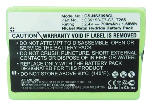 ALLC Replacement Battery for Siemens 8M2BZ,B3880 / 106483,BC101590,C39153-Z7-C3,NS-3098,T266,PN:8M2BZ,B3880/106483,BC101590,C39153-Z7-C3,NS-3098,T266,700mAh