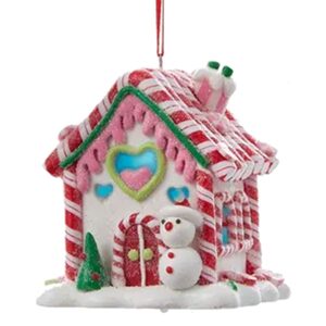 Kurt Adler Claydough LED Gingerbread Houses - 3 Assorted (3.5 Inches)