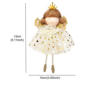 Wepetyo 3X Angel Ornaments Doll Hanging Ornaments Xmas Tree Hanging Pendant Decorations Christmas Tree Ornaments Set Creative Gifts(Mixed Style)