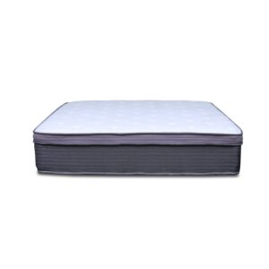 primo international equilibria 12in pocketcoil gel memory foam hybrid mattress in a box, queen