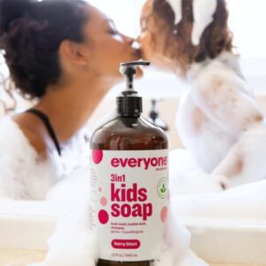 Everyone 3 In 1 Berry Blast Kids Soap, 32 FZ