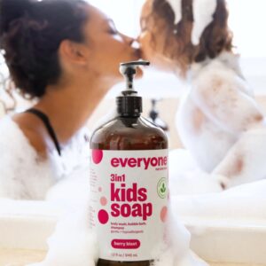 Everyone 3 In 1 Berry Blast Kids Soap, 32 FZ