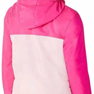 Eddie Bauer Youth Lone Peak 3 in 1 Jacket (Pink, Medium 10/12)