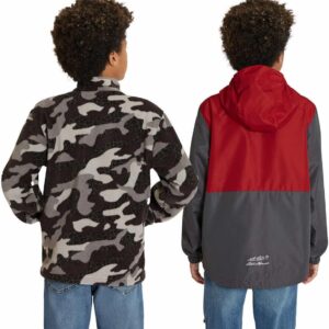 Eddie Bauer Kids Lightweight Lone Peak 3 in 1 Hooded Jacket (as1, alpha, s, regular, Chilli Pepper)