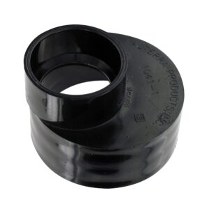 valterra t1041-1 eccentric tank reducer - 3" spigot x 1-1/2" hub , black