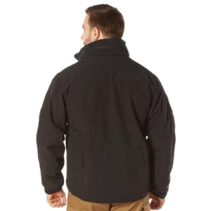 Rothco 3-in-1 Spec Ops Soft Shell Jacket - Ultimate Weather Defense with Removable Fleece Liner - Black - M