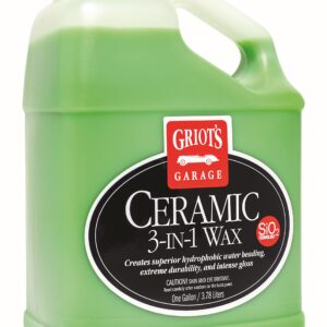 Griot's Garage 10983 Ceramic 3-in-1 Wax Gallon, Green, 128 Fl Oz (Pack of 1)