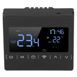 touch screen smart thermostat, floor heating controller touch screen thermostat wifi programmable industrial, programmable household thermostats