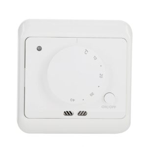 underfloor heating thermostat, ac 230v 50/60hz 16a underfloor heating floor temperature controller with sensor thermostat heating cooling control switch