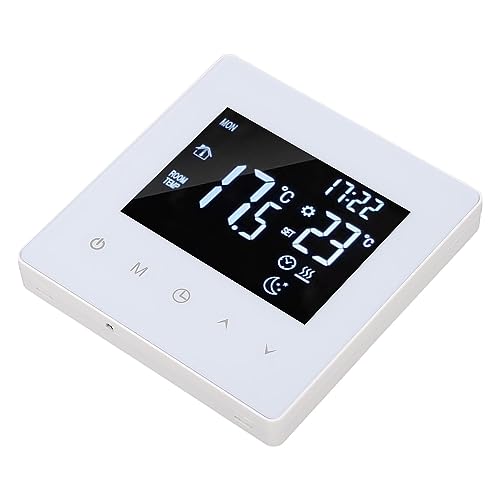 Intelligent Thermostat Touch Screen Programmable Thermostat Constant Temperature Controller Floor Heating Thermostat AC 90‑240V (K2MRH3A)