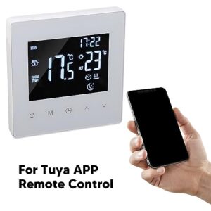 Intelligent Thermostat Touch Screen Programmable Thermostat Constant Temperature Controller Floor Heating Thermostat AC 90‑240V (K2MRH3A)