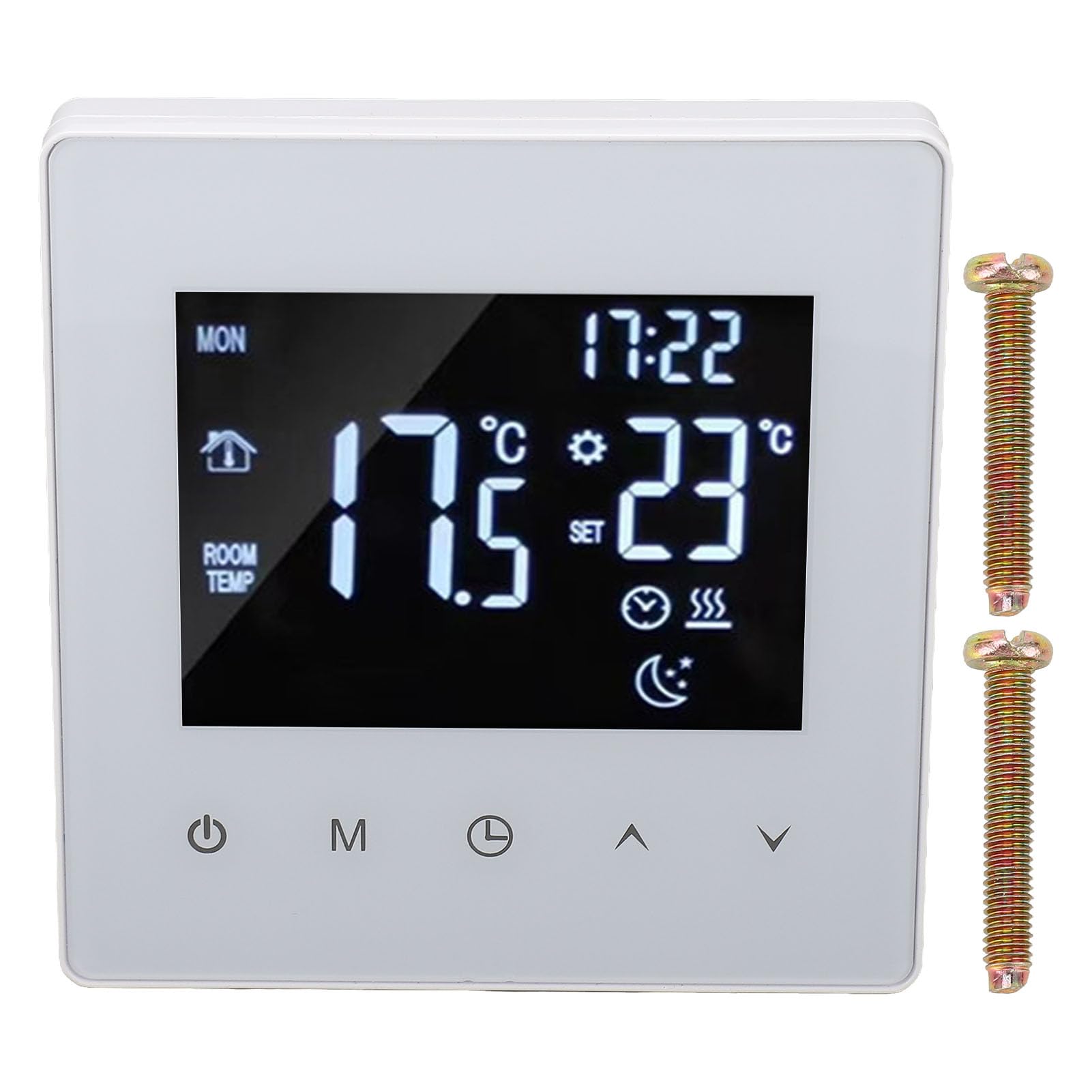 Smart Thermostat Touch Screen Constant Temperature Controller for Floor Heating Boiler AC 90‑240V (K2MRH3A)