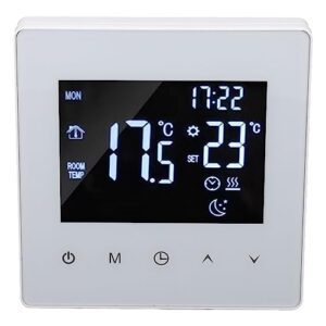 16A Smart Thermostat Touch Screen Floor Heating Temperature Controllerfor Home AC90‑240V (WiFi)