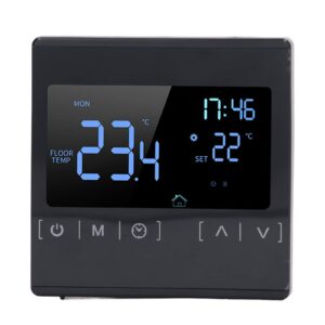 programmable touchscreen thermostat smart digital home floor heating controller