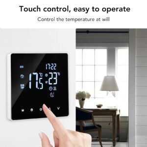 Floor Heating Thermostat 16A 4400W Intelligent Programmable Thermostat Digital Home Heating Temperature Controllerfor Radiant Underfloor Heating