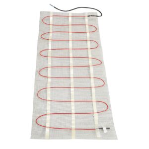 electric underfloor heating mat, efficient warming continuous heat self adhesive underfloor heating mat 1.5㎡ pvc protective sleeve 180w for floors (220-240v)