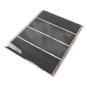 electric heating mat 220?240v extendable floor heating system kit reduced energy consumption maintenance quiet for ceramic tiles (type b 80x100cm)