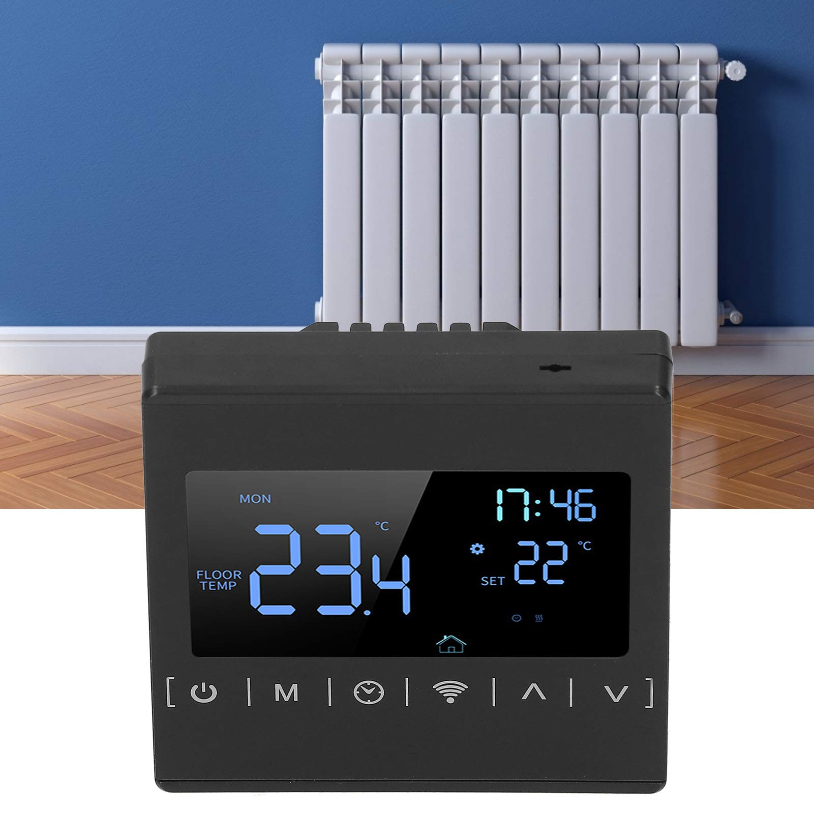 Touch Screen for Smart Thermostat WiFi Programmable Thermostat Floor Heating Controller Touch Screen WiFi Programmable Thermostat Industrial Supplies