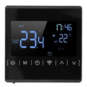 floor heating controller, floor heating controller, wifi touch screen programmable thermostat large lcd display, programmable household thermostats