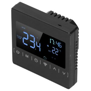 Floor Heating Controller, Floor Heating Controller, Wifi Touch Screen Programmable Thermostat Large LCD Display, programmable household thermostats