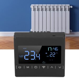 Floor Heating Controller, Floor Heating Controller, Wifi Touch Screen Programmable Thermostat Large LCD Display, programmable household thermostats