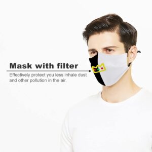 Mask Breathable Neck Gaiter Reusable Face Decor Cover Balaclava for Men and Women