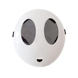 wandamaga shy guy mask cosplay white resin mask costume collection accessories