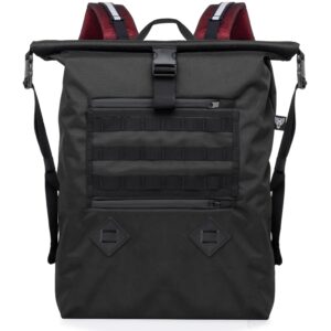 xtreme sight line ~ aqua rt ~ large water-proof faraday backpack for laptops, tablets, and mid-size electronics ~ tracking/hacking defense ~ red