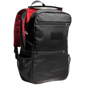 xtreme sight line ~ xecutive transport faraday backpack for laptops, tablets, and other mid-size electronics ~ tracking/hacking defense ~ red