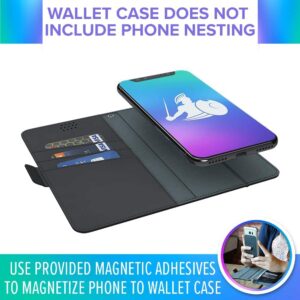 DefenderShield Universal Cell Phone Radiation Protection 5G & EMF Blocker Wallet Case - RFID Blocking Magnetic Wallet Cover (Purple, Medium)