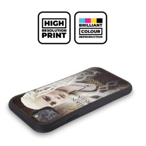 Head Case Designs Officially Licensed HBO Game of Thrones Daenerys Targaryen Quotes Hybrid Case Compatible with Apple iPhone 15 Pro