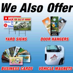 Storage Units Available (18" X 24") Yard Sign, Quantity Discounts, Multi-Packs, includes Metal Step Stake, Bandit Sign