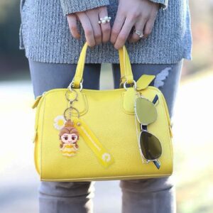 Princess Keychain for Girls - Cute Kawaii Anime Keychain, Fairy Tale Ladies Purse Handbag Decorative Bag Accessories (An)