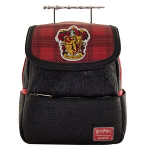 loungefly harry potter 'choose your house' collection: gryffindor house mini-backpack, amazon exclusive