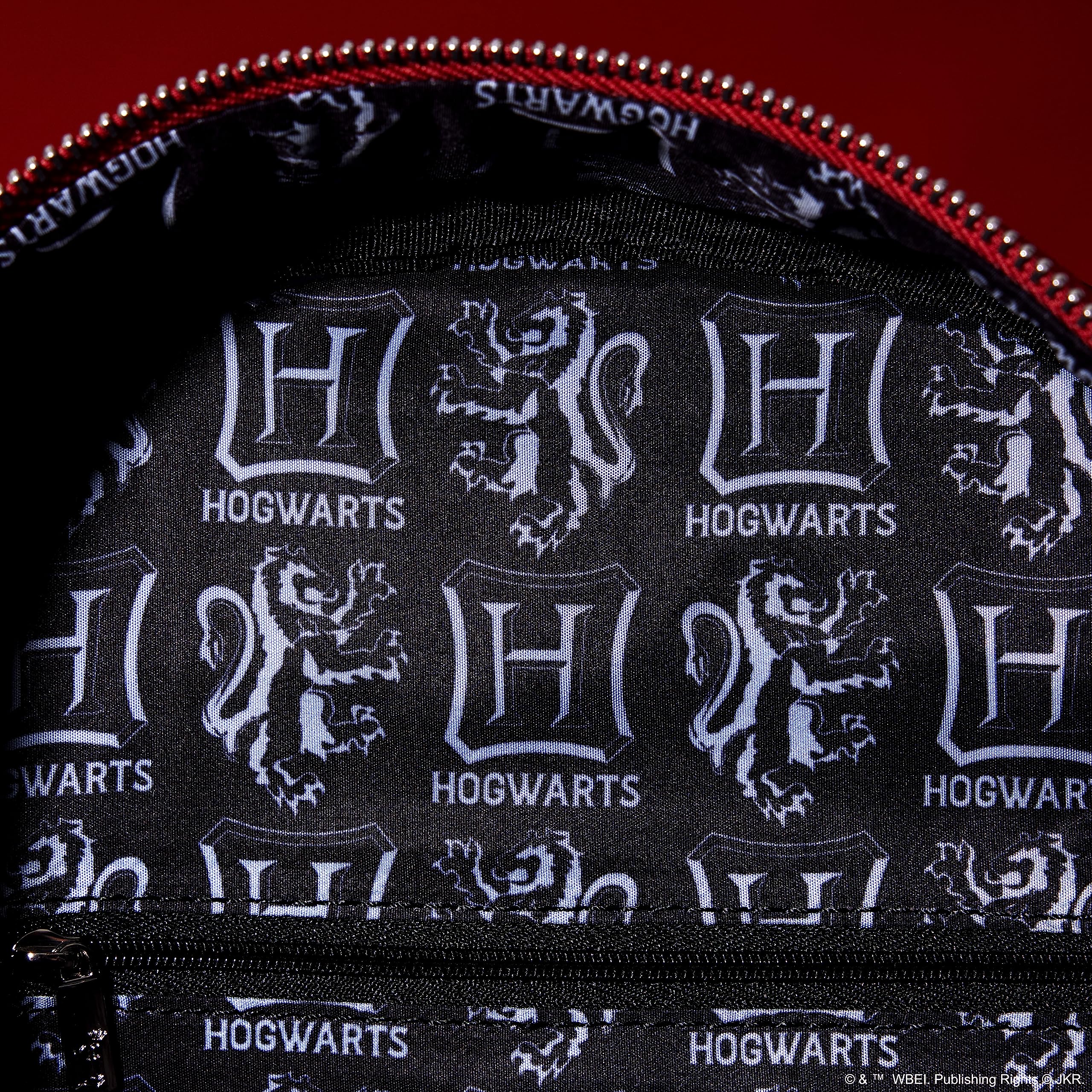 Loungefly Harry Potter 'Choose Your House' Collection: Gryffindor House MIni-Backpack, Amazon Exclusive