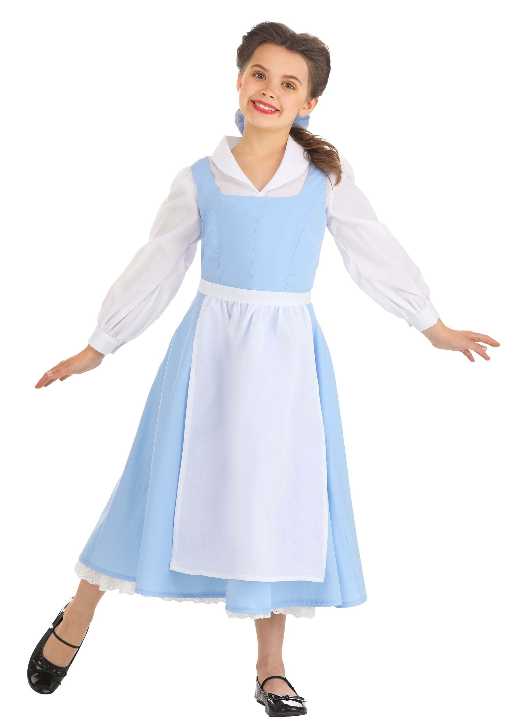 Fun Costumes Kids Beauty and the Beast Belle Blue Dress Costume Medium