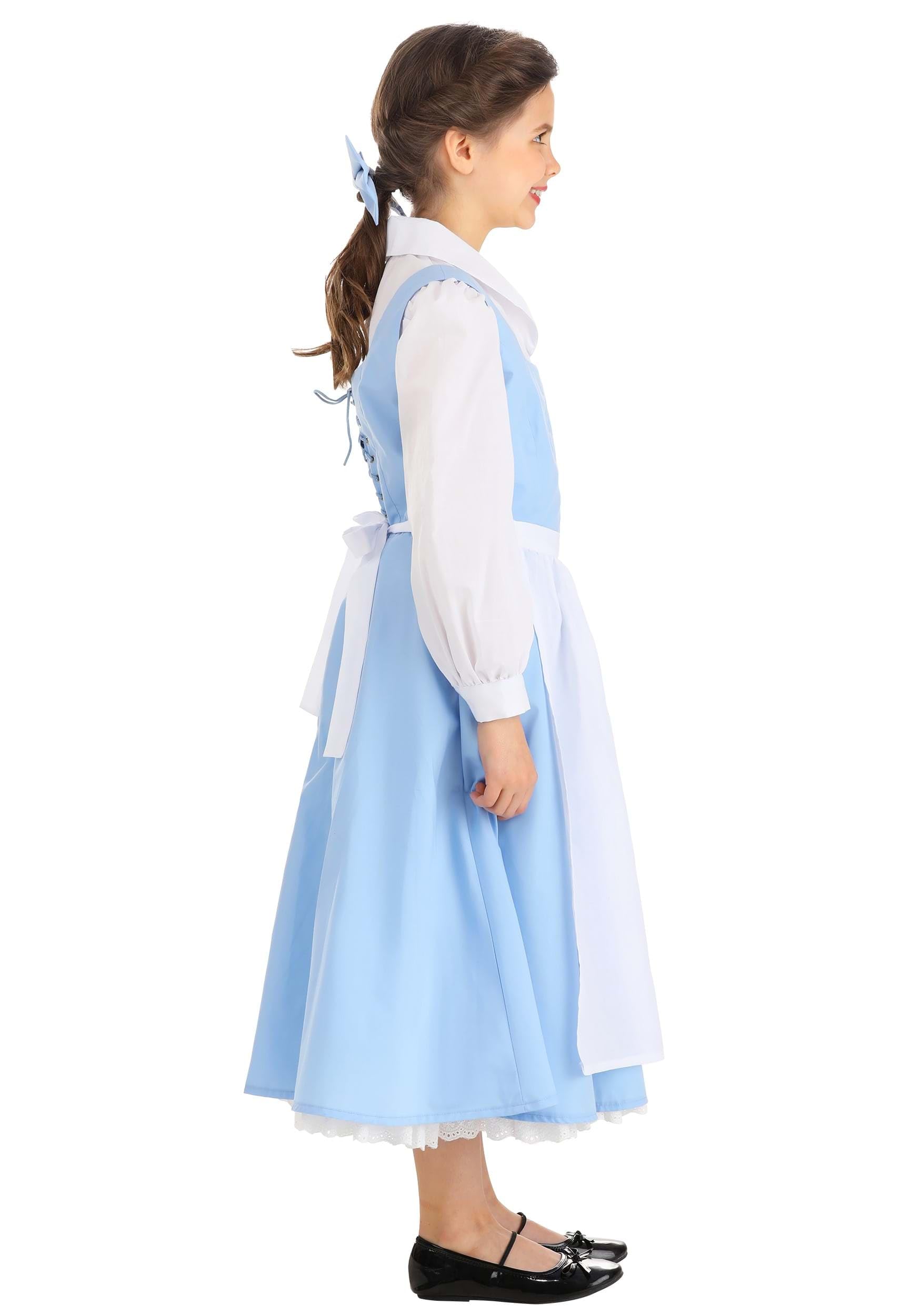 Fun Costumes Kids Beauty and the Beast Belle Blue Dress Costume Medium