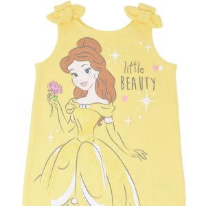 Disney Princess Belle Toddler Girls Sleeveless Romper & Headband Belle 4T