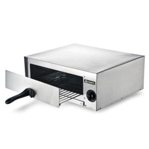 adcraft ck-2 countertop pizza/snack electric oven, stainless steel, 1450-watts, 120v