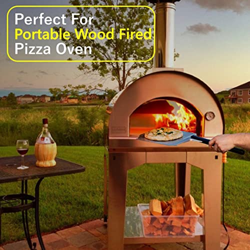 Old Potters Kiln Dried Pizza Oven Cooking Logs, Approx 12 lbs, Wood Logs for Pizza Ovens, Grills and Smokers, Solo Stove Mesa XL, Oak~ 6 Inch Mini Log, (790 Cubic Inches)