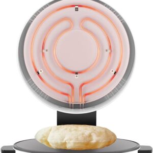 Electric Pizza Maker, 1800W Indoor Portable Pizza Oven, 12 Inch / 30cm Non-Stick Cooking Plate, Power Ready And Indicator Lights, Energy Efficient, for Crepe Pancake Omelette Nachos