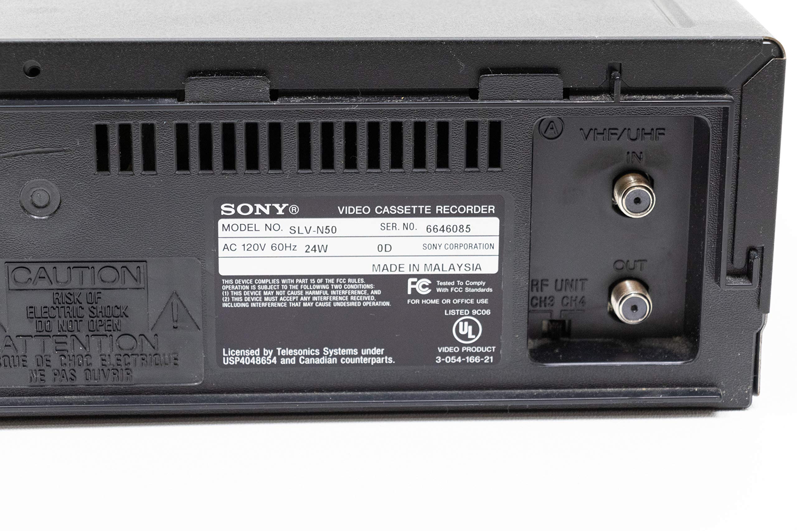 Sony SLV-N50 VHS VCR