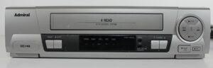 admiral jsj20453 vcr 4 head video cassette recorder player