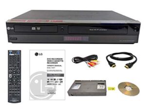 lg multi-format dvd recorder and vcr combo with digital tuner (renewed)