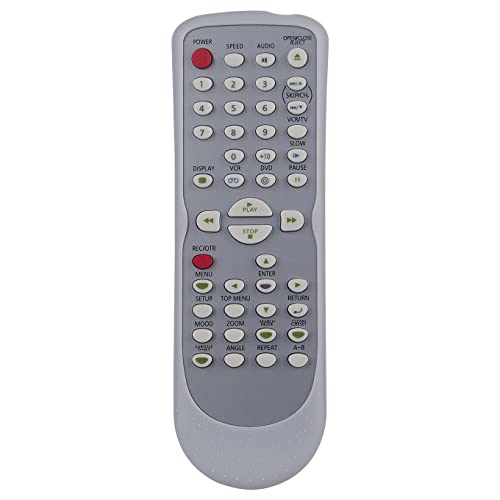 NB177 NB177UD Replace Remote Control fit for Emerson Sylvania GFM DVD VCR EDVC860F DVC840F DVC840G DVC841G DVC860F DVC865F DVC865G DVL840G DVL841G SRDD495 MJ840G CD Player with Video Cassette Recorder