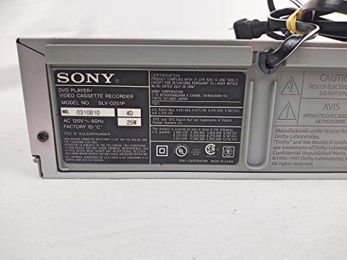 Sony SLV-D251P DVD Player / VCR Combo