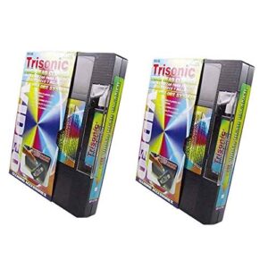 2 pack head cleaning video tape cassette vhs vcr player recorder wet dry cleaner