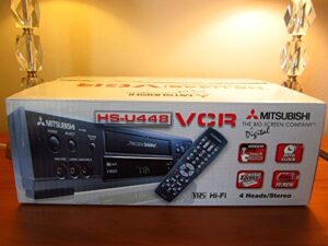 mitsubishi hs-u448 hi-fi vcr 4-head