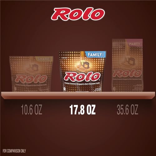 ROLO Rich Chocolate Caramel Candy Party Pack, 35.6 oz